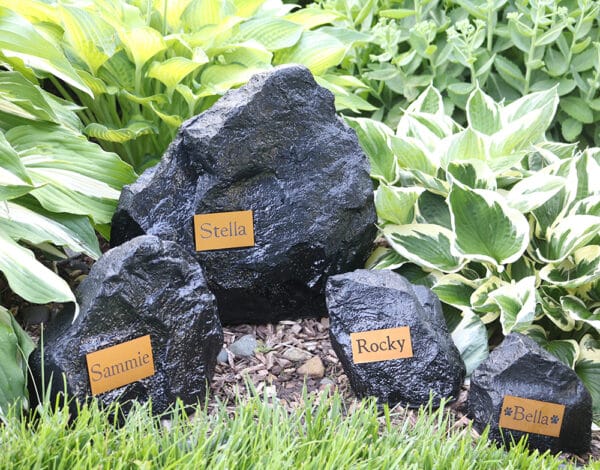 Garden Stone Markers for Pet Remembrance at Home